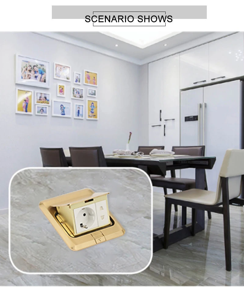 Brass Material Pop Up Floor Socket With Ce Approval - Buy Pop Up Power ...