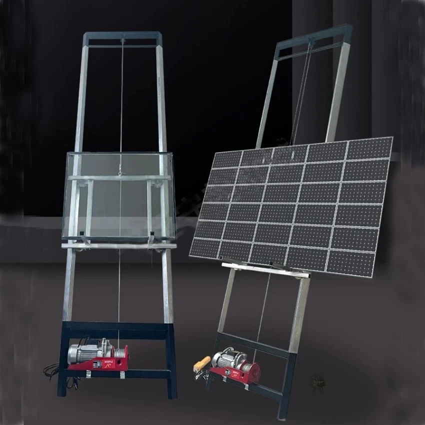 High Quality Elevator Solar Panel 200kg 4 Cargo Lift Hydraulic Platform ...