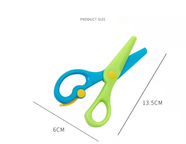 Preschool Training Scissors,Children Safety Scissors Plastic Anti-Pinch ...