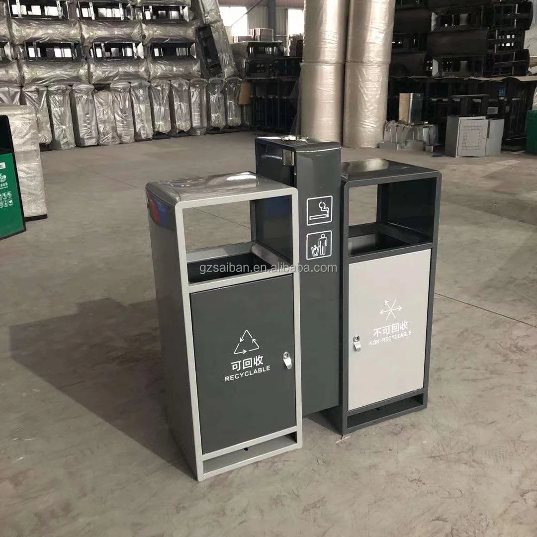 Eco-friendly Street Litter Bins for Outdoor Public Places
