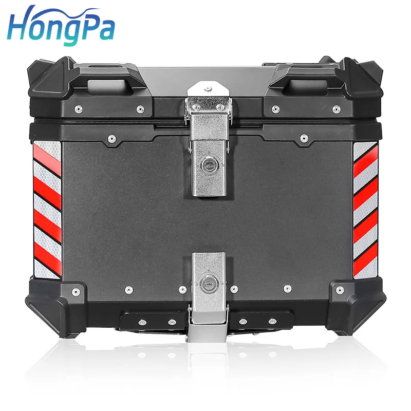 Universal Motor Toolbox Top Box Trunk Aluminum 65l Top Case Travel ...