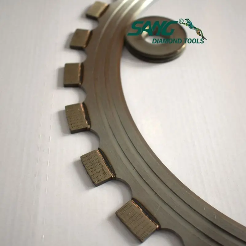 Laser Welded Turbo Segment Diamond Ring Saw Blade for Concrete Cutting