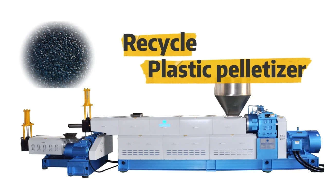 Plastic Recycle Pelletizing Machine Pet Bottle Plastic Pelletizer - Buy ...