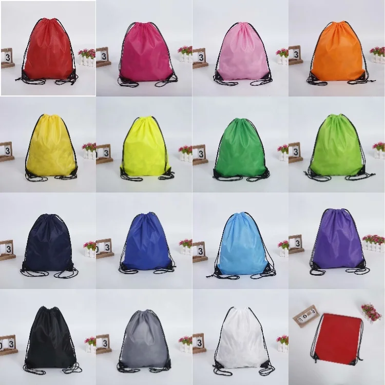Huahao Foldable Backpack Bagpack Custom Drawstring Bags Back Draw ...