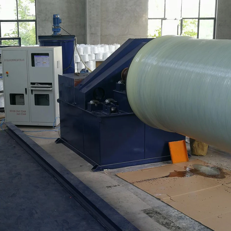 Fiberglass Reinforced Plastic Filament Winding Machine Frp Pipeline ...