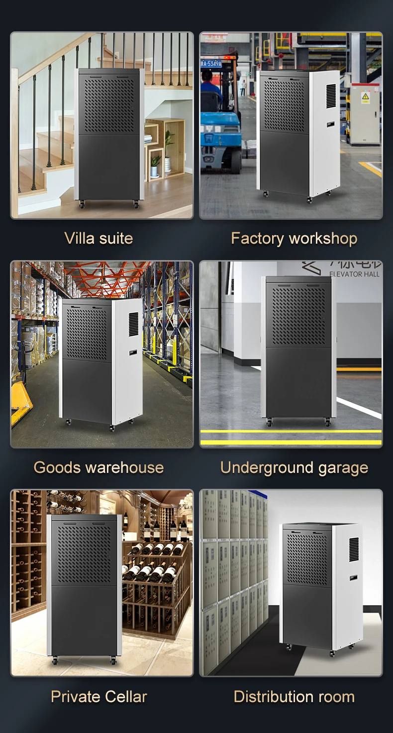 Warehouse Industrial Storage Facilities Moisture Removal Floor Stand ...