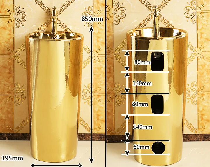 Luxury Golden Bathroom Set - YOTIK Ceramic Gold Toilet