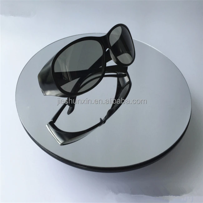 25cm Mirror Display Stand 360 Degree Panoramic Display Suede Electronic ...