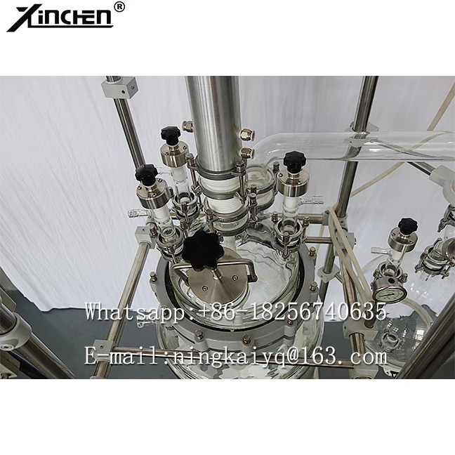 Jacketed Reactor Chemical Lab Vacuum Continuous Mixing Heating Tank ...