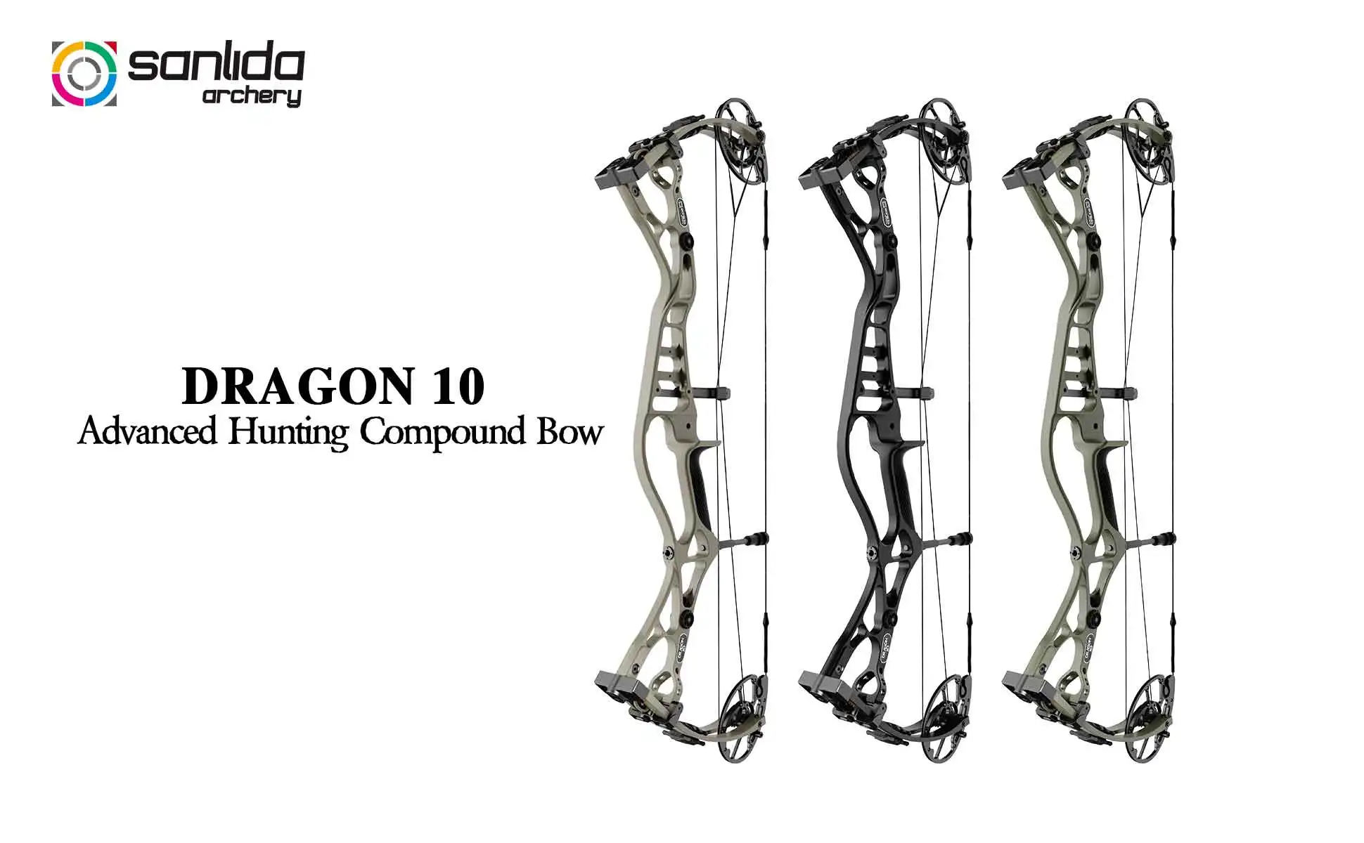 Sanlida Dragon 10 Hunting Compound Bow - 340 FPS IBO Speed