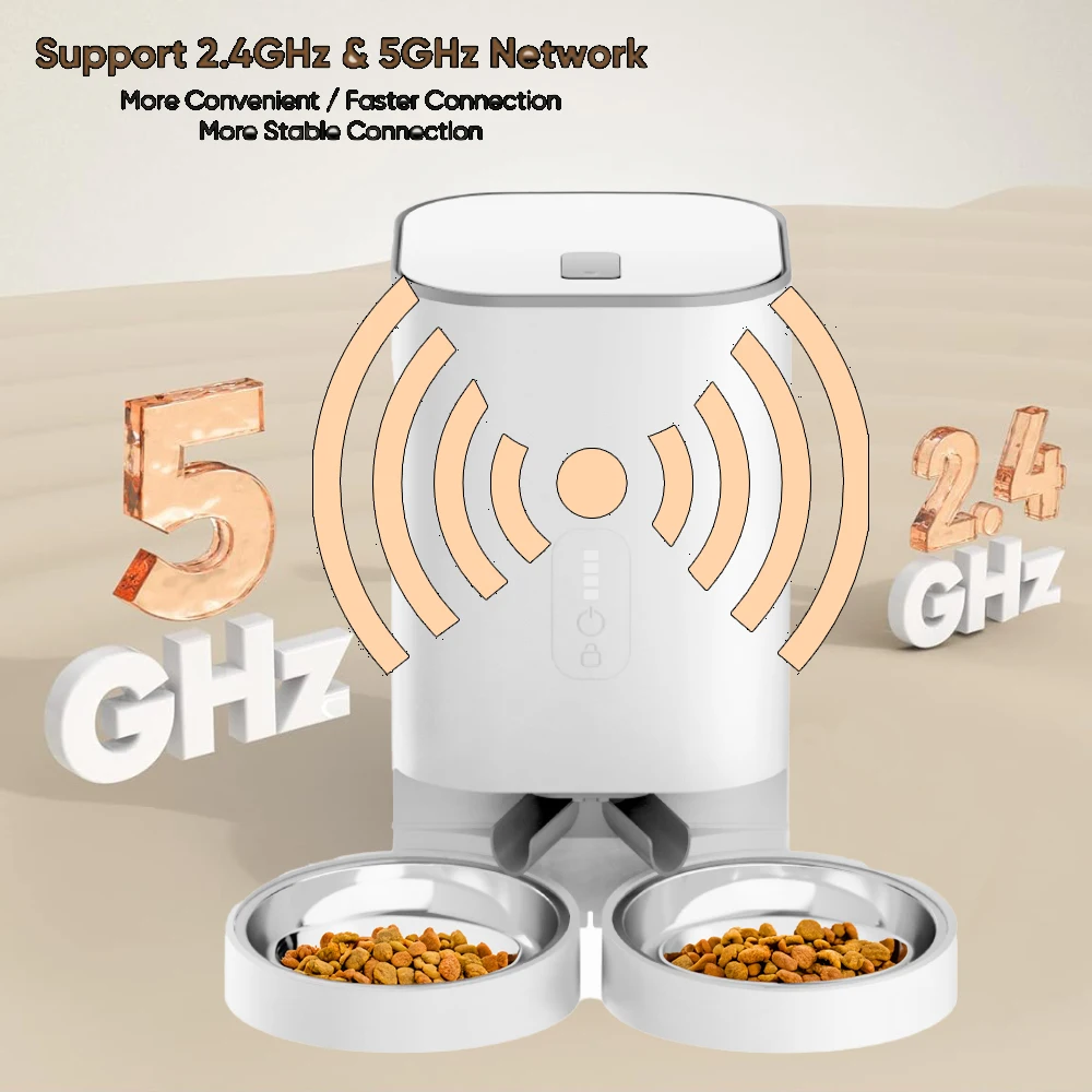 Smart Automatic Pet Feeder with 2 Bowls - Luxury & Quality