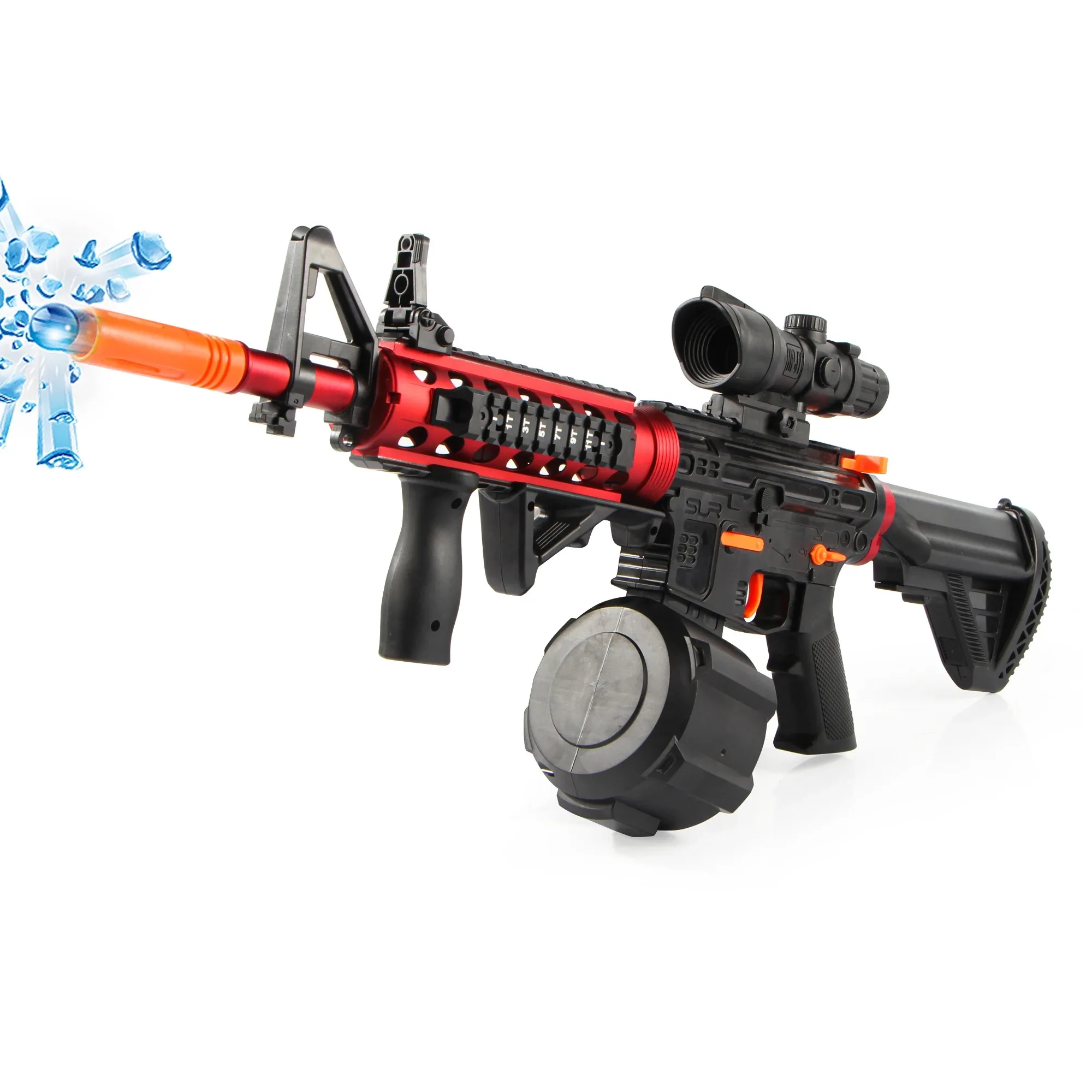 M4a1 Assault Rifle Electric Splatter Gel Ball Blaster With Water Beads ...