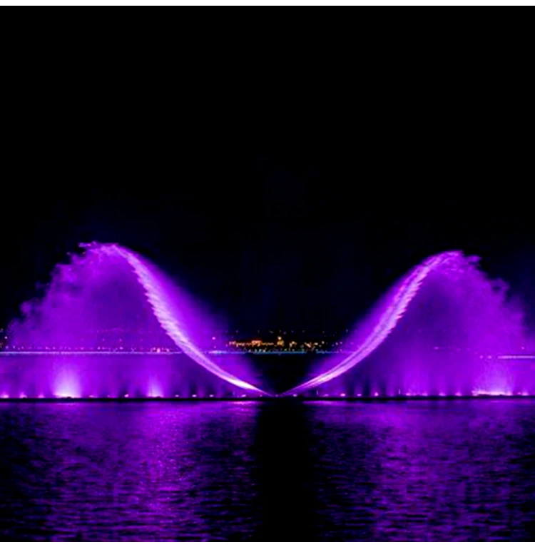 Outdoor Big Water Show 2d Dancing Musical Water Fountain Lake Fountain ...