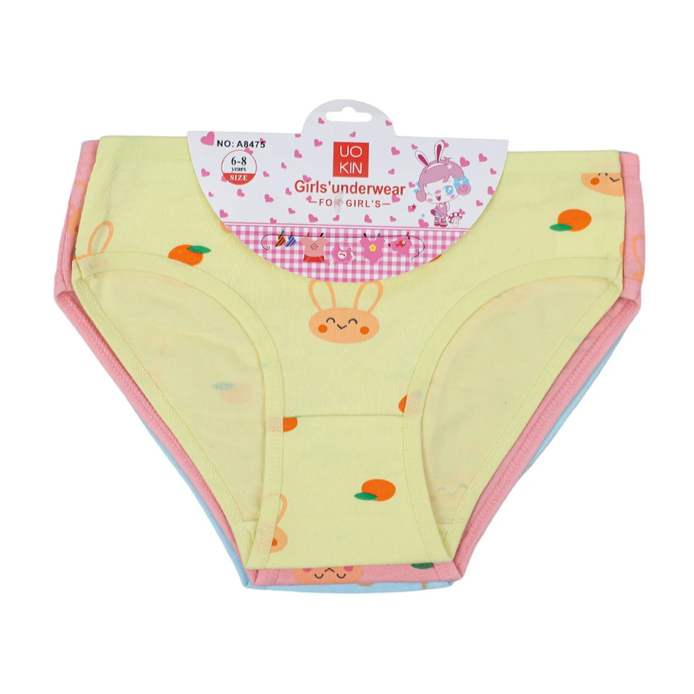 UOKIN Happy Girls 4-10 Years - Quality Garding Cotton Panties