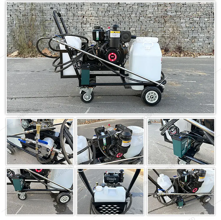 TOSH Best Affordable Small Asphalt Emulsion Sprayer Manual Bitumen Sprayer