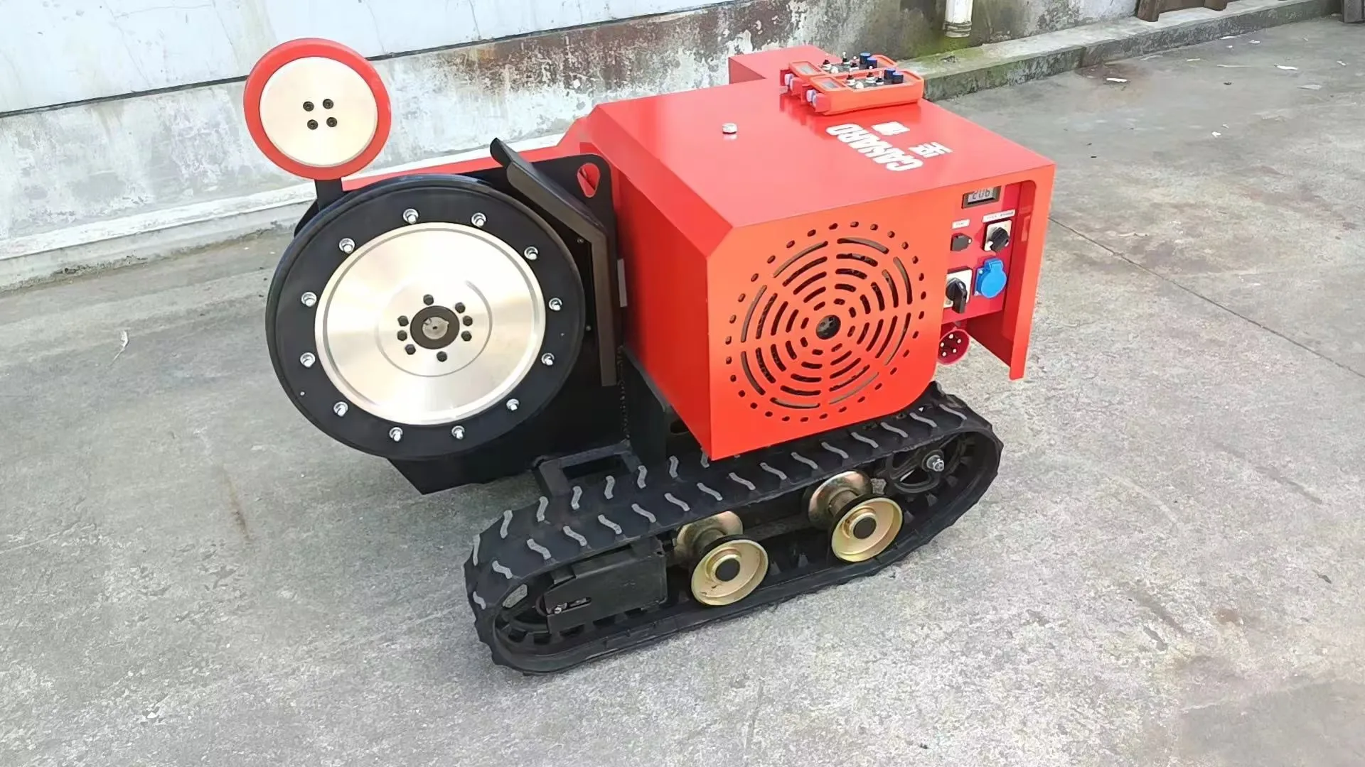 22KW Electric Track Crawler Diamond Wire Saw Machine for Concrete Stone ...