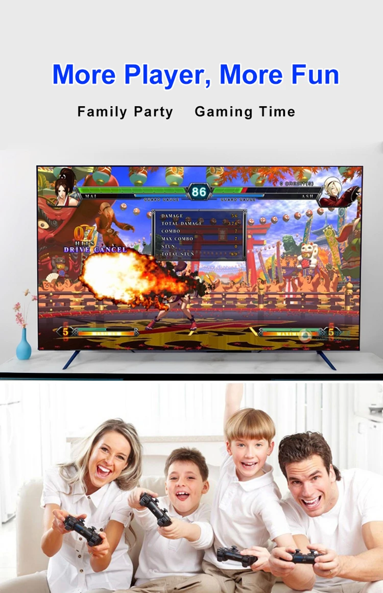 Hot M8 M8II 4K Game Stick - 10000 Games, 64GB Memory