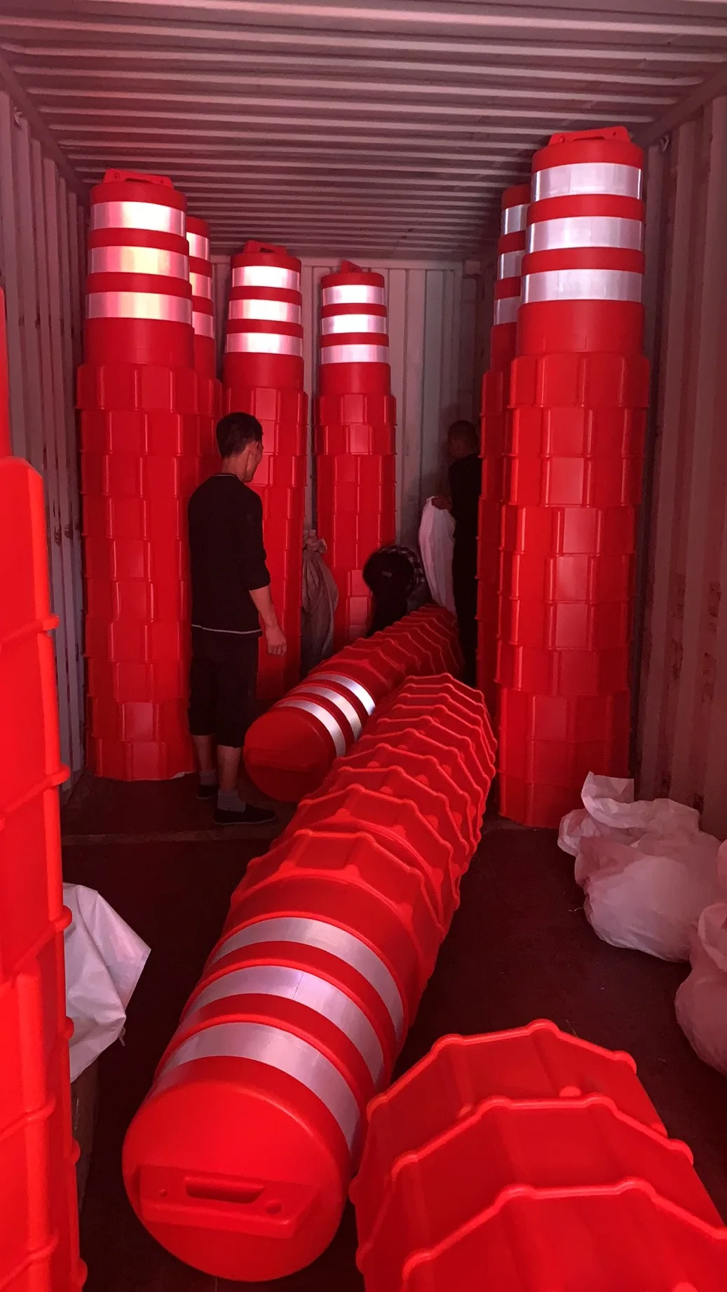 Alibaba.com: Orange 4.75KG PE Traffic Drum, Reflective Road Safety ...