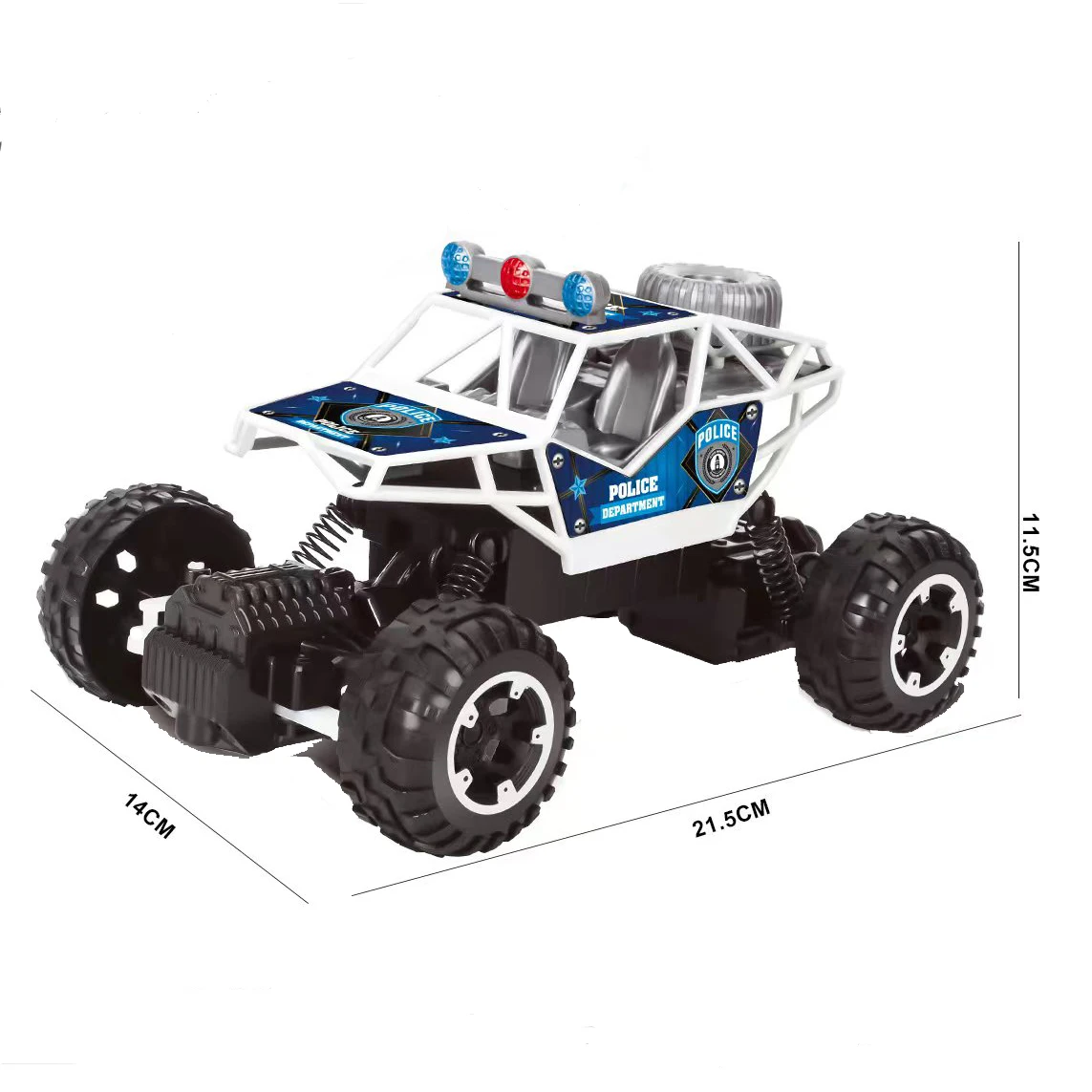 Yicheng Rc Police Car For Kids Remote Control Off-road Police Car 4 ...