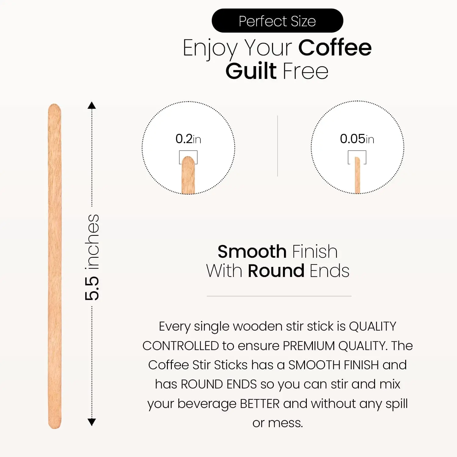 Wooden Coffee Tea Stirrers Natural Custom Wood Coffee Stirrer Sticks ...