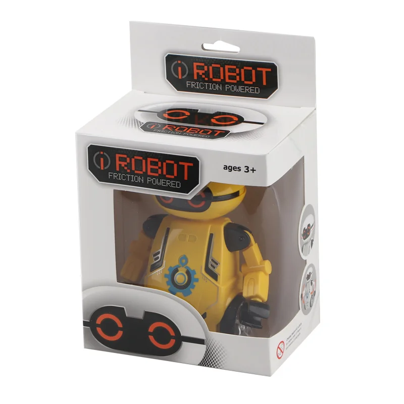 Ept Plastic Robot Toy Friction Wheel Mini Cartoon Inertia Smart Toys ...