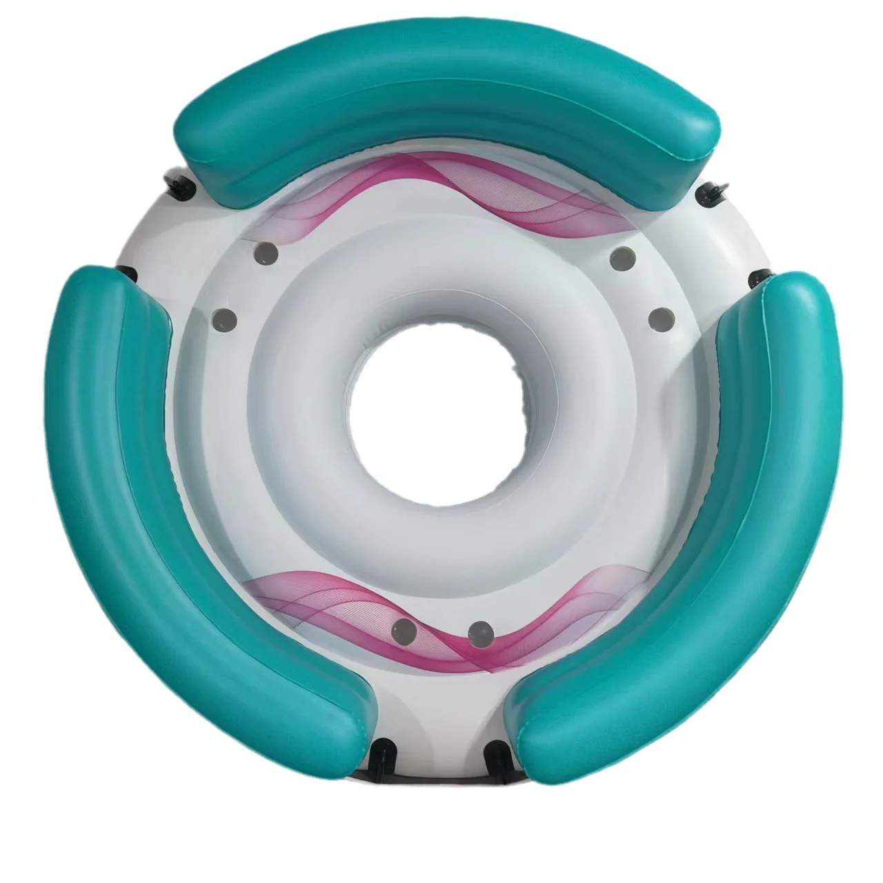 Giant Round Floating Island Lounge Chair Inflatable Floats-swimming ...