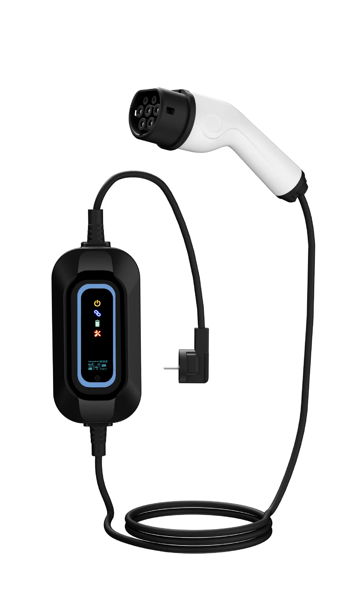 32a Portable Electric Vehicle Charging Post European Standard Household ...