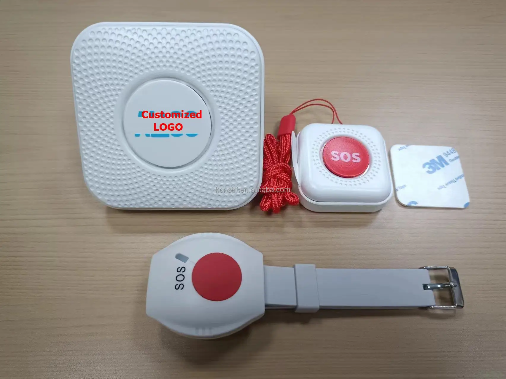 Elderly SOS Emergency Button - Reliable Wristwatch Alarm