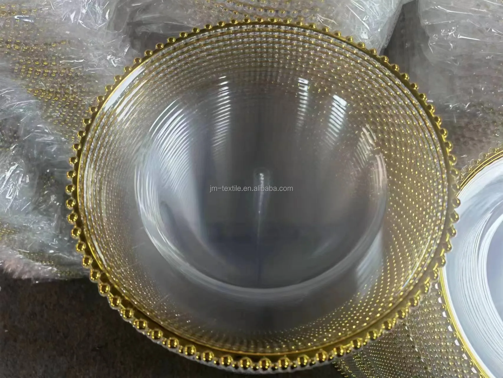 Gold Edge Charger Plates - Elegant for Weddings & Parties