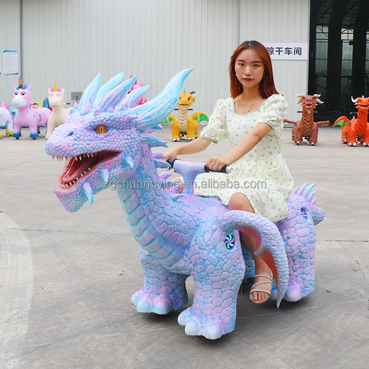 Customized Animatronic Dragon Ride for Malls & Fun Parks