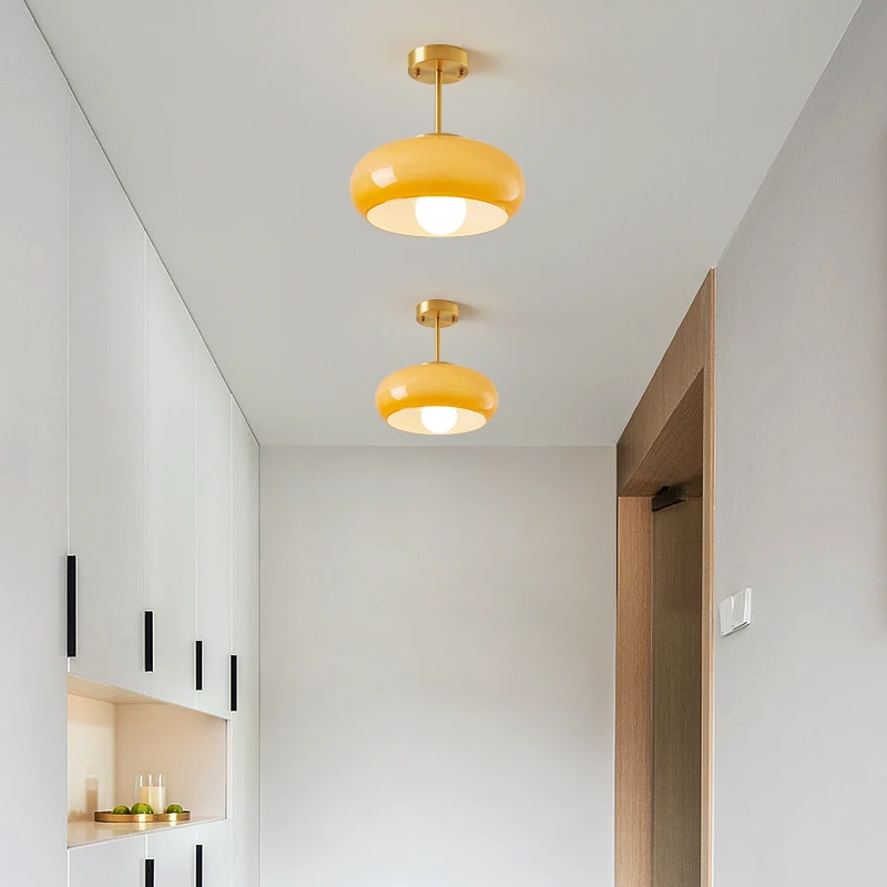 Modern Home Hallway Ceiling Mount Interior Fixture Round Hallway ...