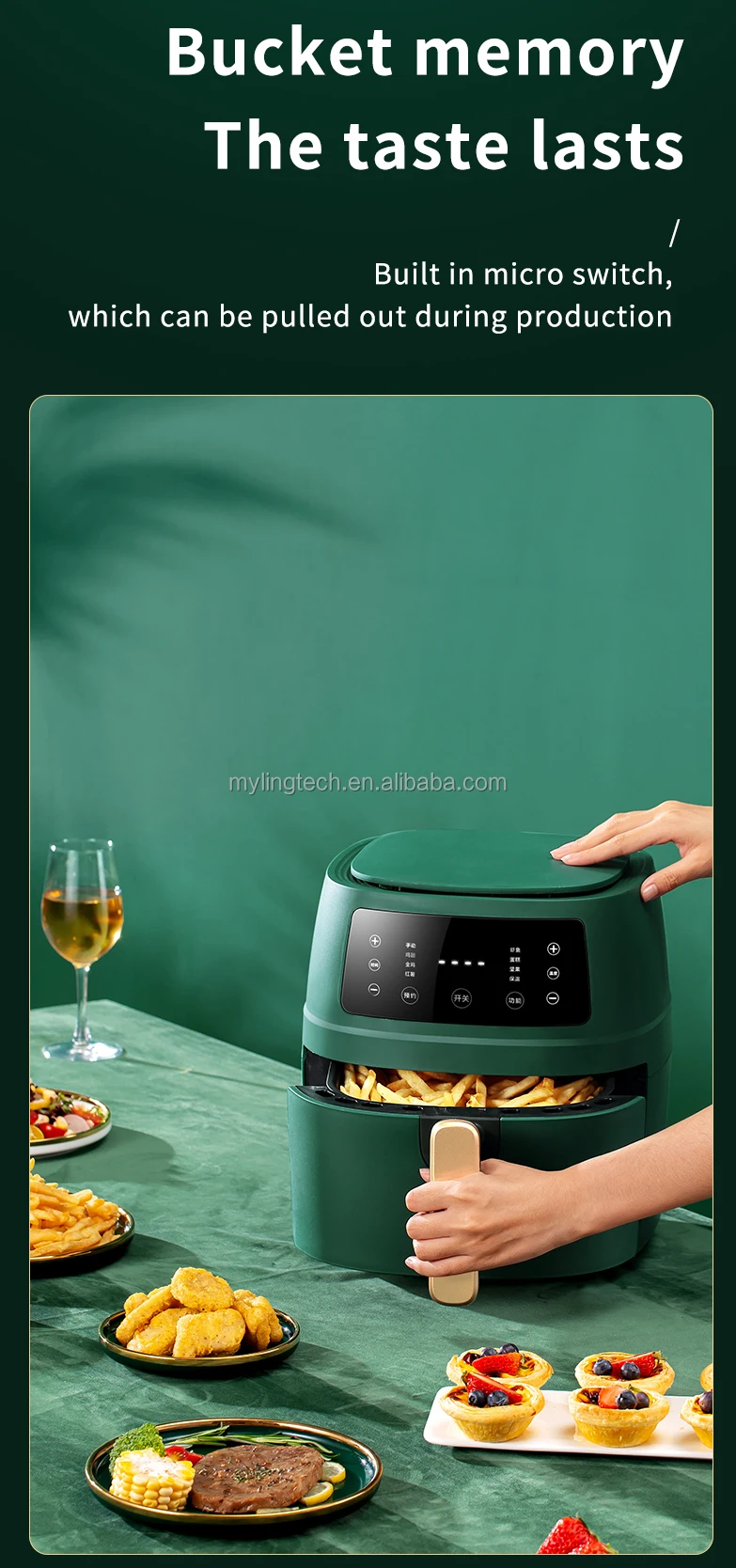 Silvercrest Air Fryer 8L Capacity No Oil Cooking Healthy Home Use Air ...