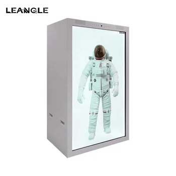 86inch Human Size Interactive 3d Hologram Box Transparent Lcd Showcase ...