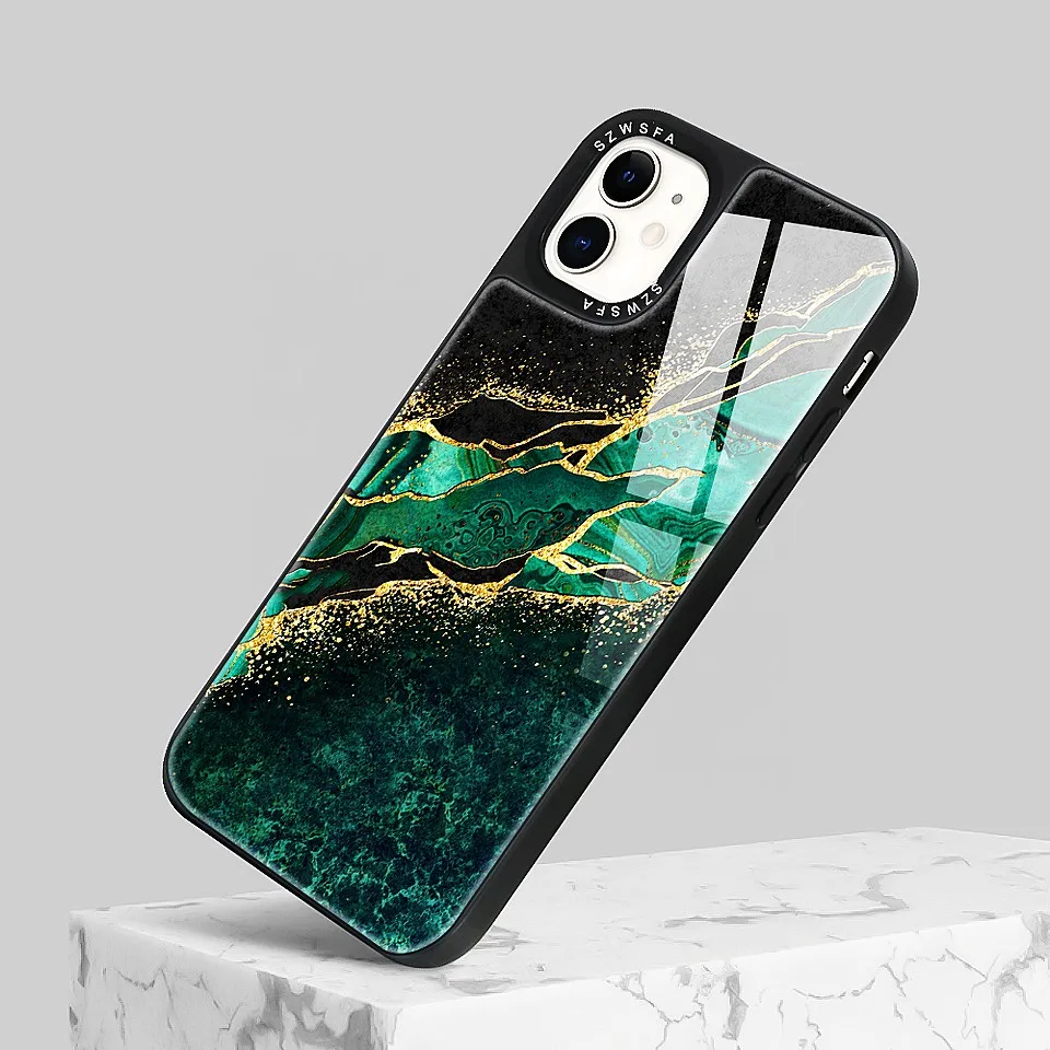 Custom Brand Name Logo Sublimation Designer Luxury Marble Phone Case ...