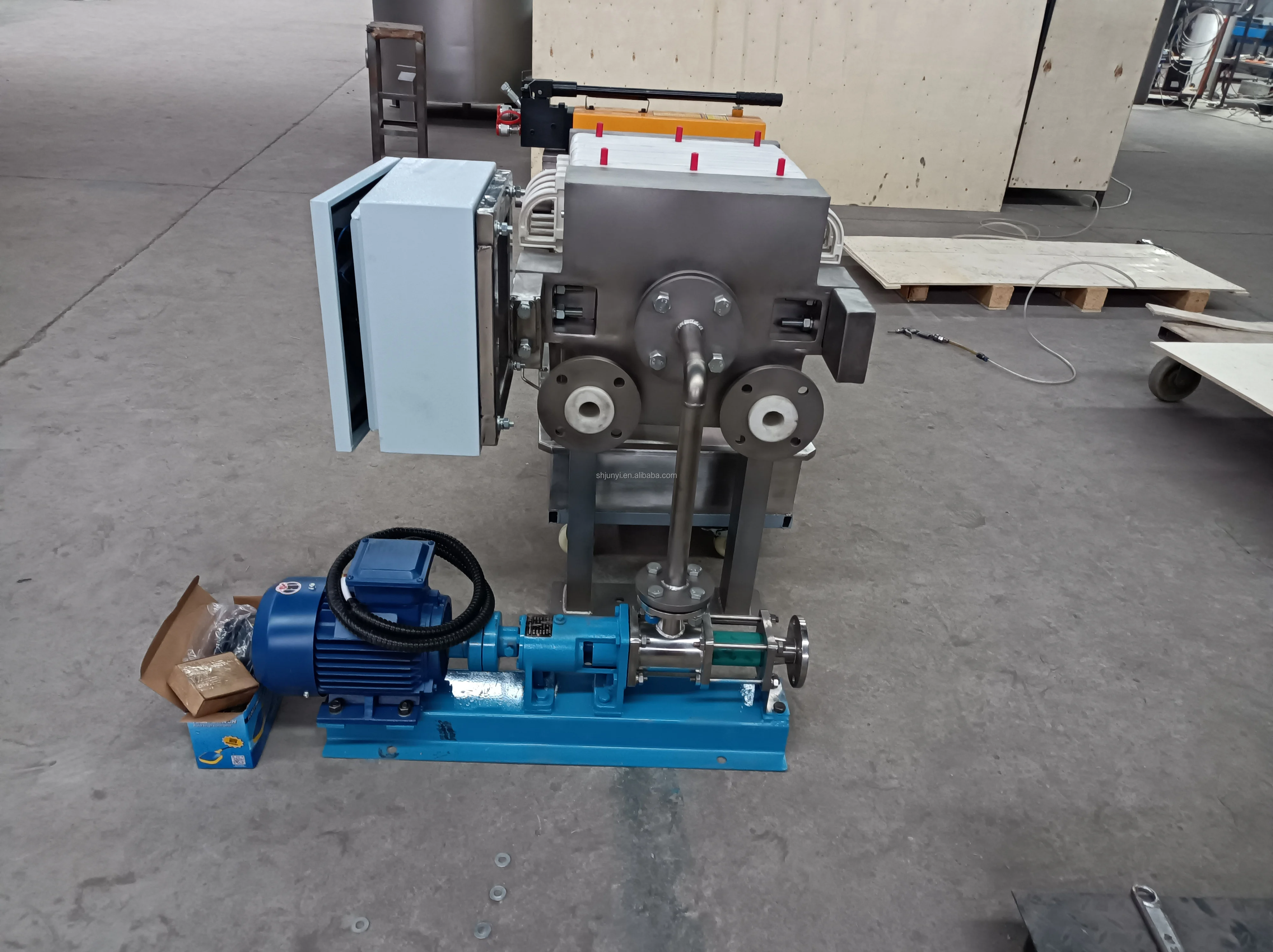 Gold Mine Tailings Laboratory Iron Ore Manual Filter Press