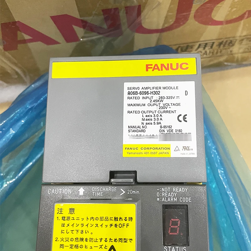Fanuc New Original Servo Amplifier A06b-6096-h302 - Buy A06b-6096-h302 ...