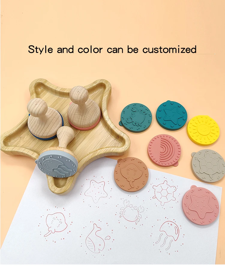 Custom Children's Toy - Eco-Friendly Silicone Stamp