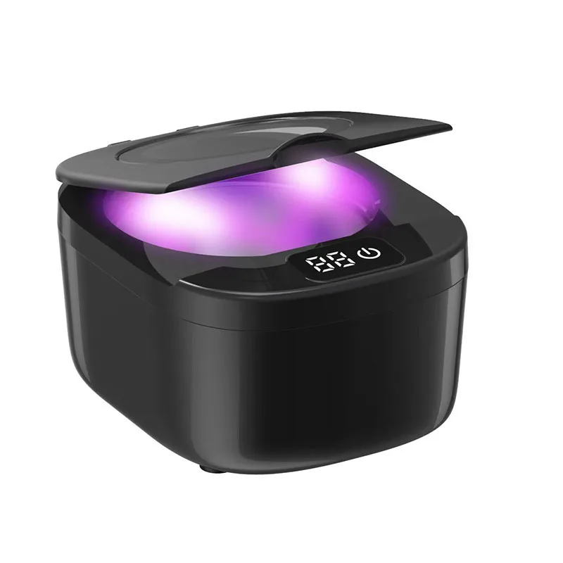 Electric Household Ultrasonic Cleaner 45KHZ Square Digital Screen UV ...