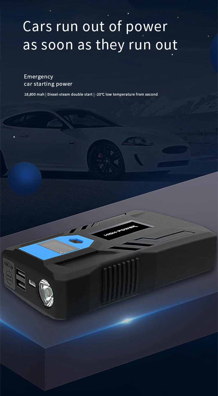 Small Size 12v Jump Starter Vehicle Emergency Starting Power Factory ...