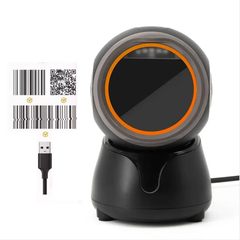 2d Omnidirectional Barcode Scanner 1d 2d Qr Code Desktop Bar Code ...
