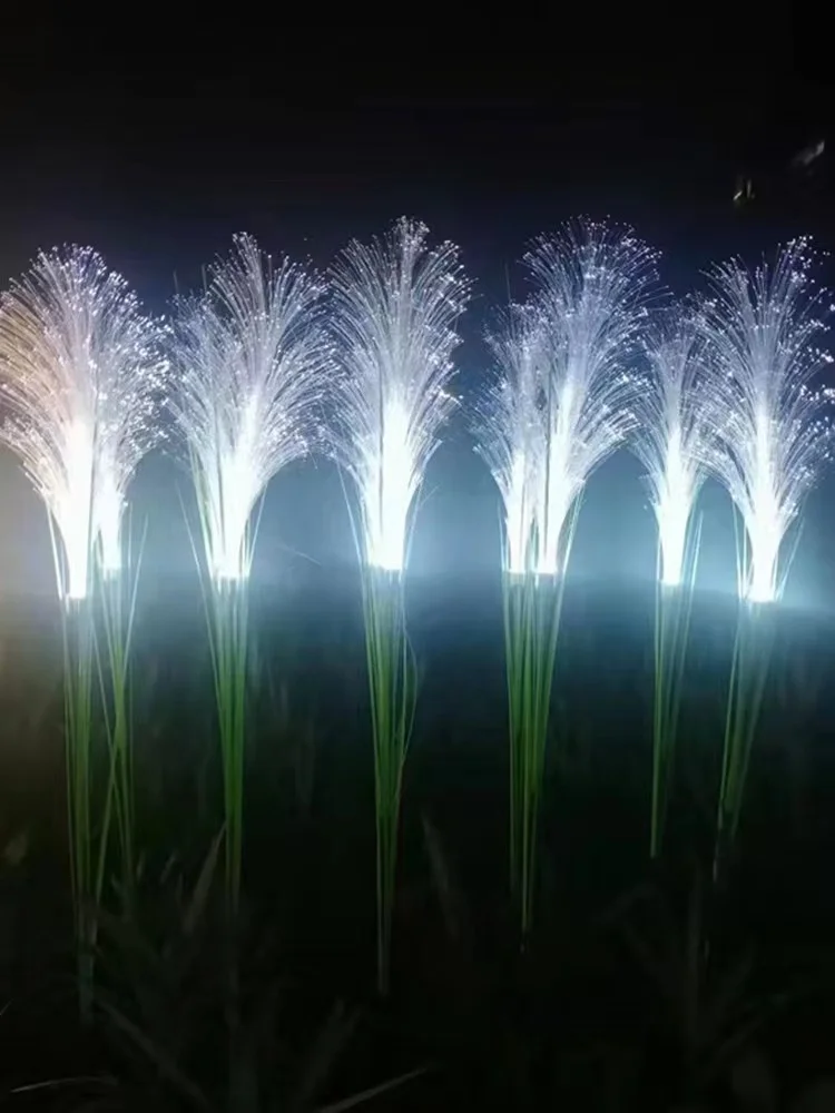 Lumind Reed Light Lamp Colorful Outdoor Waterproof Landscape Brightened ...