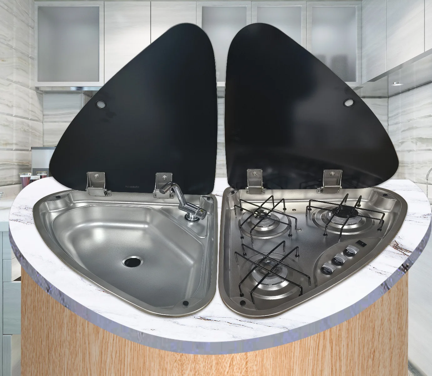 Mini Size Smart Volume RV Motorhomes Caravan Kitchen Cooker Gas Stove ...