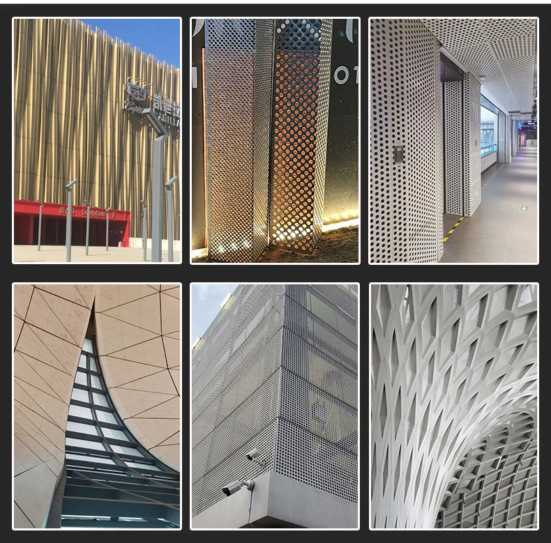 Galvanized Mild Steel Perforated Metal Mesh Sheet Custom Cut and Bended ...