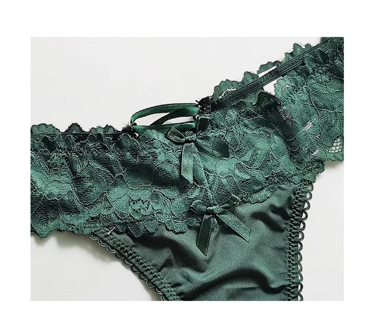 Women Sexy Lace Panties Low-waist Underwear Thong Female G String ...