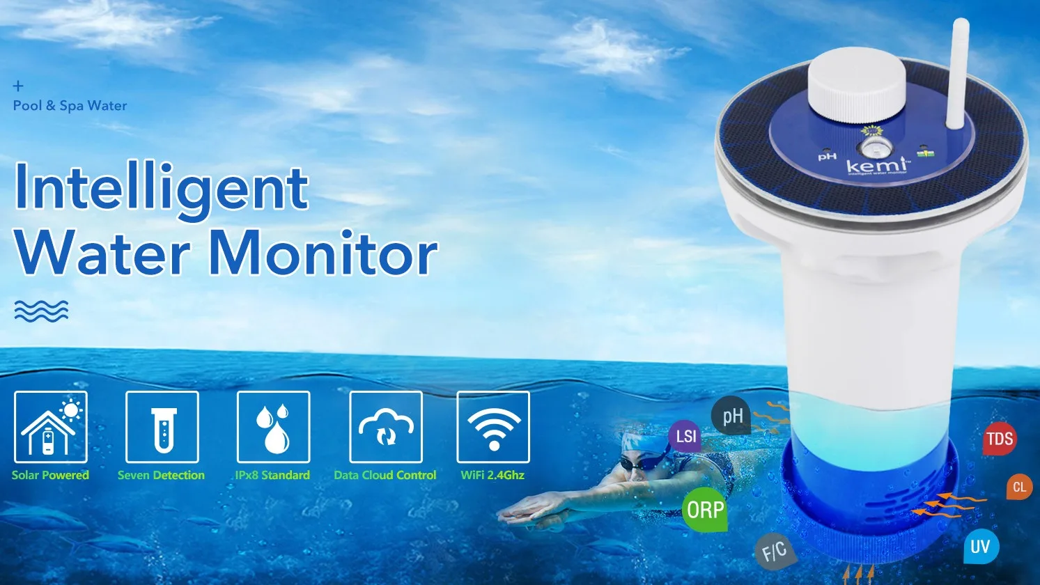 Tuya 4g Wifi Smart Sensor Conductivity Multimeter Online Cl2 Orp Tds Ec ...