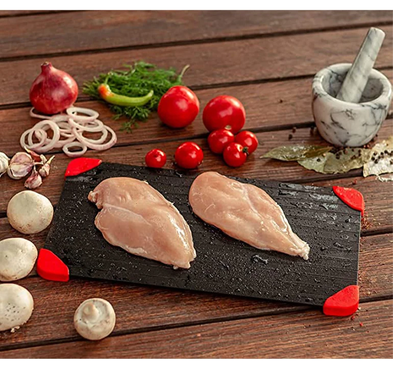 Ziszis Hot Selling Quick Large Natural Defrosting Tray Aluminum Meat ...