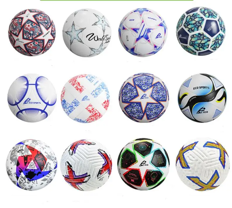 Holographic Reflective PVC Soccer Ball Luminous Night Glow Footballs ...