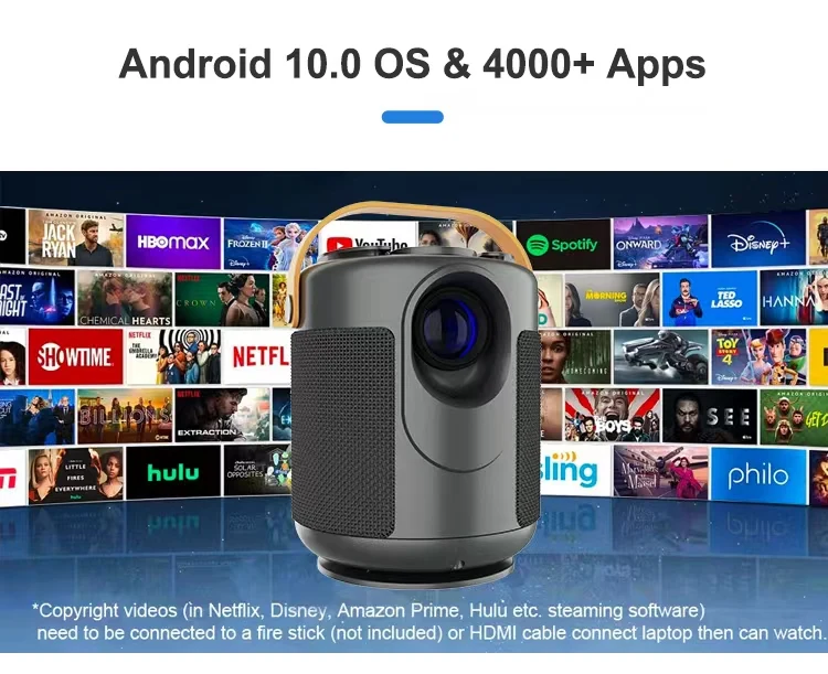 Smart Projector Auto Chart Proyector Mini Home Theater Lcd Smart Movie ...