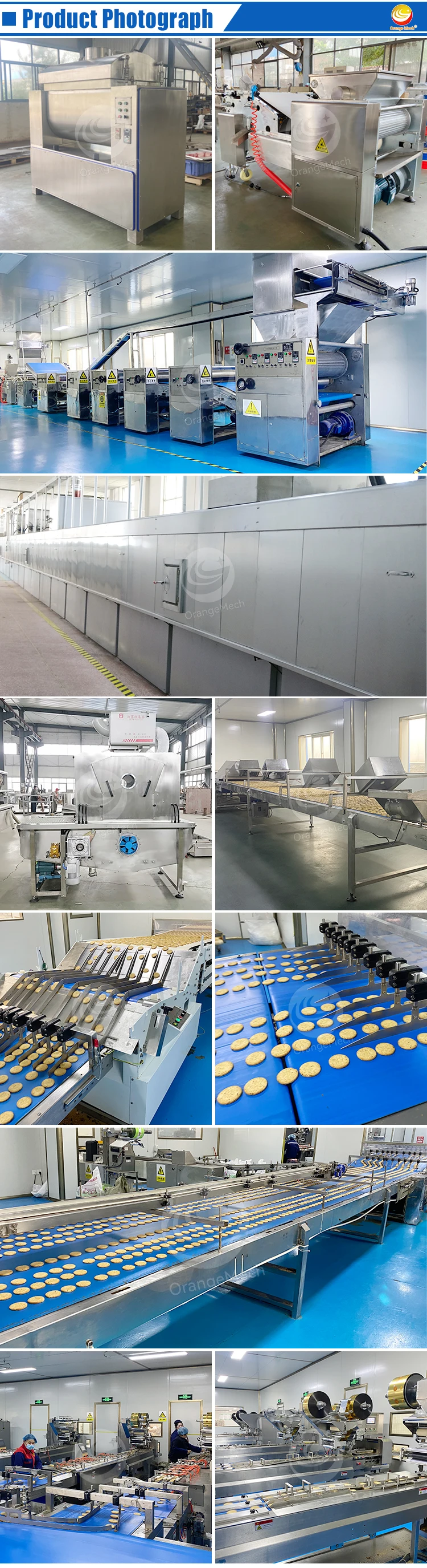 ORME China Small Capacity Animal Cracker Process Make Machine 50kg ...