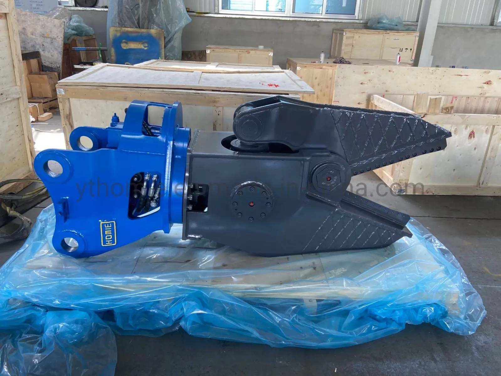 Scrap Metal Yard Recycling Use Rotary Scrap Metal Shear for 7 Ton ...